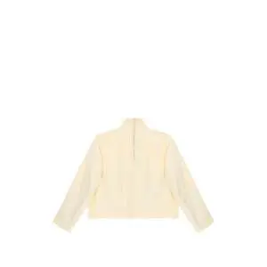 Carven Cropped Jacket - Cream