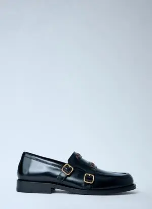 Marni Double Monk Strap Loafers - Black