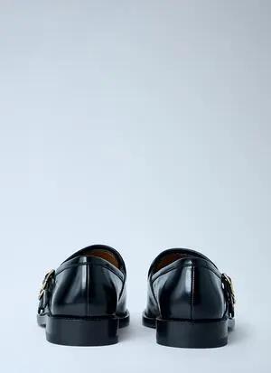 Marni Double Monk Strap Loafers - Black