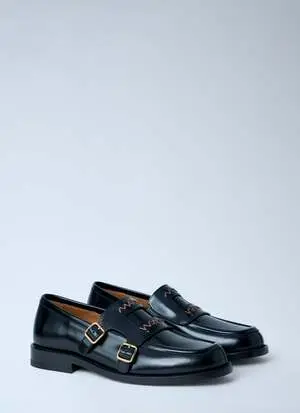 Marni Double Monk Strap Loafers - Black