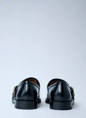 Marni Double Monk Strap Loafers - Black