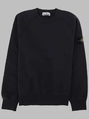 Stone Island Logo Patch Sweatshirt - Blue