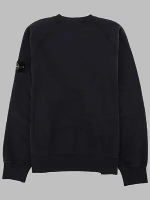 Stone Island Logo Patch Sweatshirt - Blue