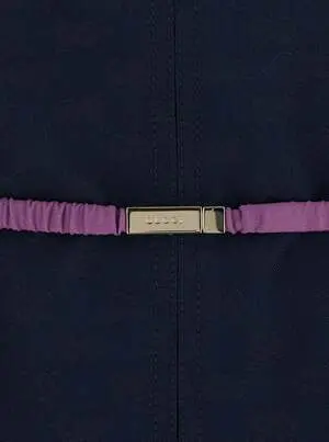 Gucci Cotton Blend Jacket With Belt