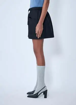 Prada Re-nylon Belted Mini Skirt