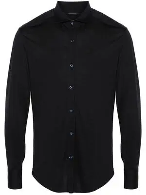 Brunello Cucinelli Silk And Cotton Blend Shirt - Multicolor