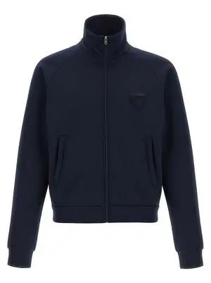 Prada Tech Fabric Sweatshirt - Blue
