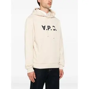 A.p.c. Neutrals Sweaters & Knitwear Hoodies - Cream