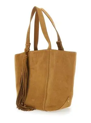 GOLDEN GOOSE 24/7 Suede Shopper Bag - Multicolor