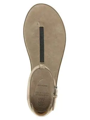 Brunello Cucinelli Precious Strap' Sandals