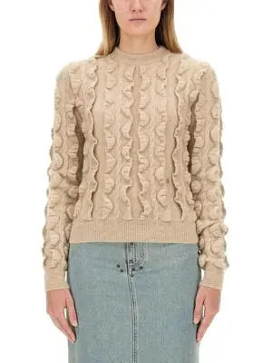 Moschino Wool Blend Sweater - Cream