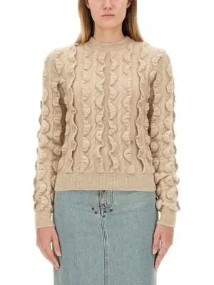 Moschino Wool Blend Sweater - Cream