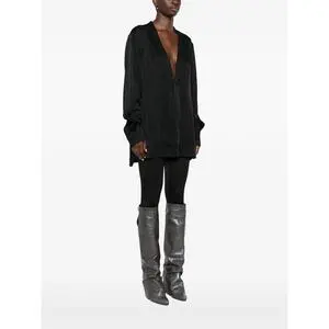 Rick Owens Acetate-blend Blouse - Black