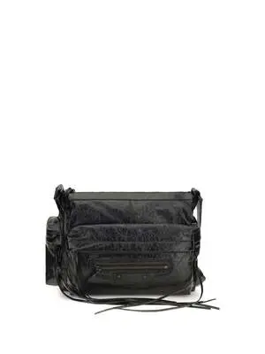 Balenciaga Le City Multipocket Medium Shoulder Bag - Black