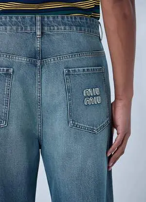 Miu Miu Wide-leg Denim Jeans
