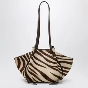 Yuzefi Mochi Bag In Savanna Pony Hair Leather - Brown
