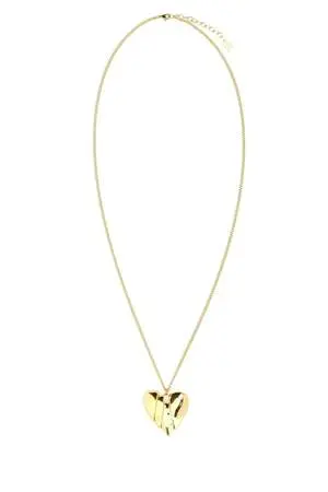 Amina Muaddi Heartbreaker Necklace Gold Base - Multicolor
