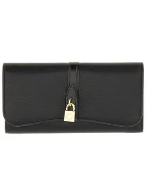 Stella McCartney Portafoglio Ryder Con Patta - Black