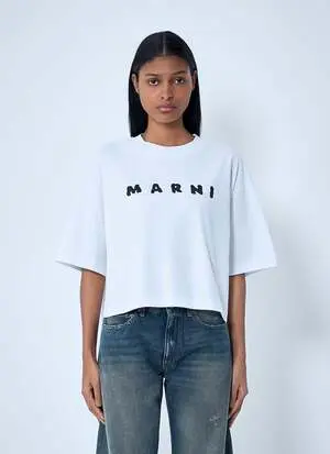 Marni Straight Hem T-shirts For Women