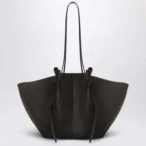 Yuzefi Mochi Suede Leather Bag - Brown