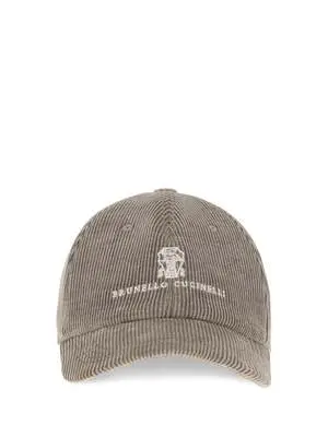 Brunello Cucinelli Ribbed Baseball Cap - Cream