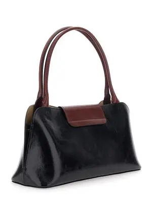 Versace Vivien Shoulder Bag - Black