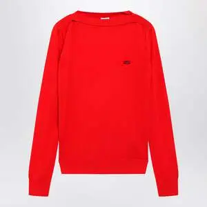 Loewe Light Merino Wool Sweater - Red