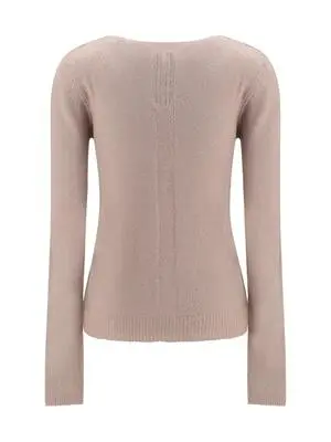 Rick Owens Cashmere V-neck Sweater - Pink
