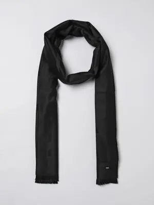 Saint Laurent Monogram Jacquard Wool Scarf