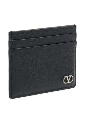 Valentino Garavani Vlogo Signature Leather Card Case - Multicolor