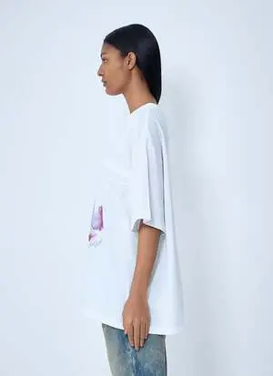 Acne Studios Logo Motif T-shirt - White