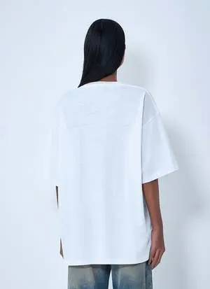 Acne Studios Logo Motif T-shirt - White