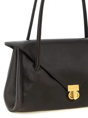 Marni E/w Leather Shoulder Bag - Brown