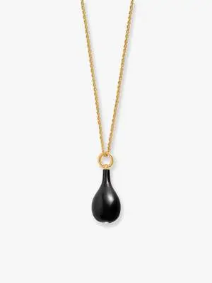 TOTEME Onix Drop Necklace