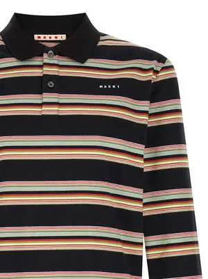 Marni Striped Polo Shirt
