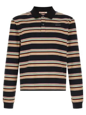 Marni Striped Polo Shirt - Multicolor