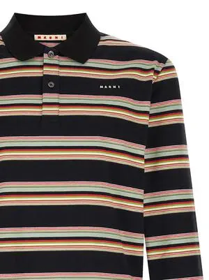 Marni Striped Polo Shirt - Multicolor