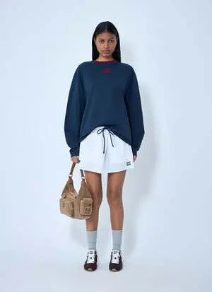 Miu Miu Cotton Jersey Sweatshirt