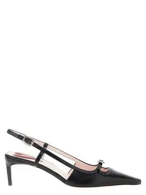 ROGER VIVIER Viv' Canard Slingbacks - Black