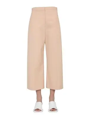 JIL SANDER Cropped Trousers - Pink