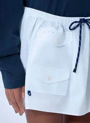 Miu Miu Drawstring Pocket Mini Skirt