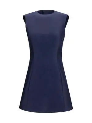 Balenciaga A-line Mini Dress - Blue