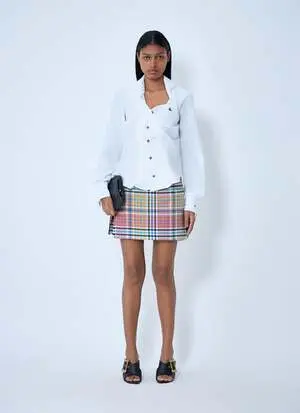 VIVIENNE WESTWOOD Plaid Mini Skirt