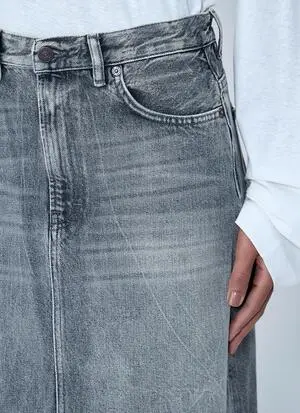 Acne Studios Denim Maxi Skirt