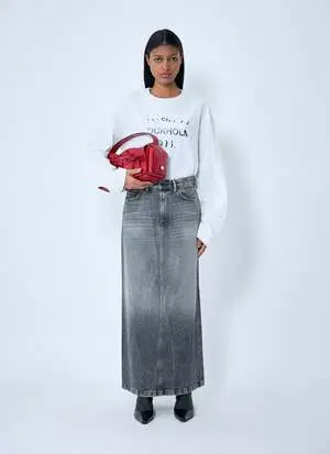 Acne Studios Denim Maxi Skirt