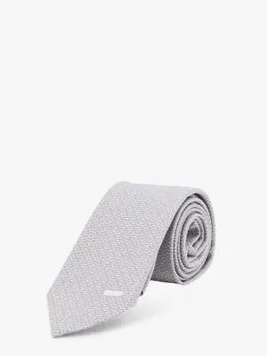 Gucci Gucci Men Silk Tie Cream