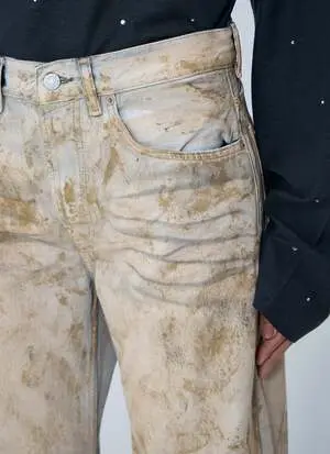 Acne Studios 2021f Faded Five-pocket Jeans