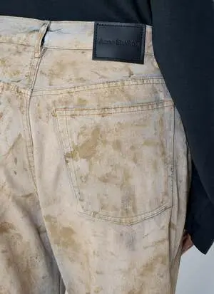 Acne Studios 2021f Faded Five-pocket Jeans