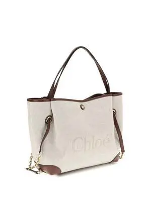 Chloé Clover Tote Bag In Canvas