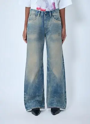 Acne Studios 2021f Five-pocket Jeans - Blue